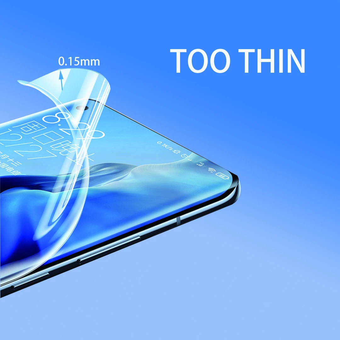 Cellphone Screen Protector Membrane Flexible Tpu Anti Blue Hydrogel ...