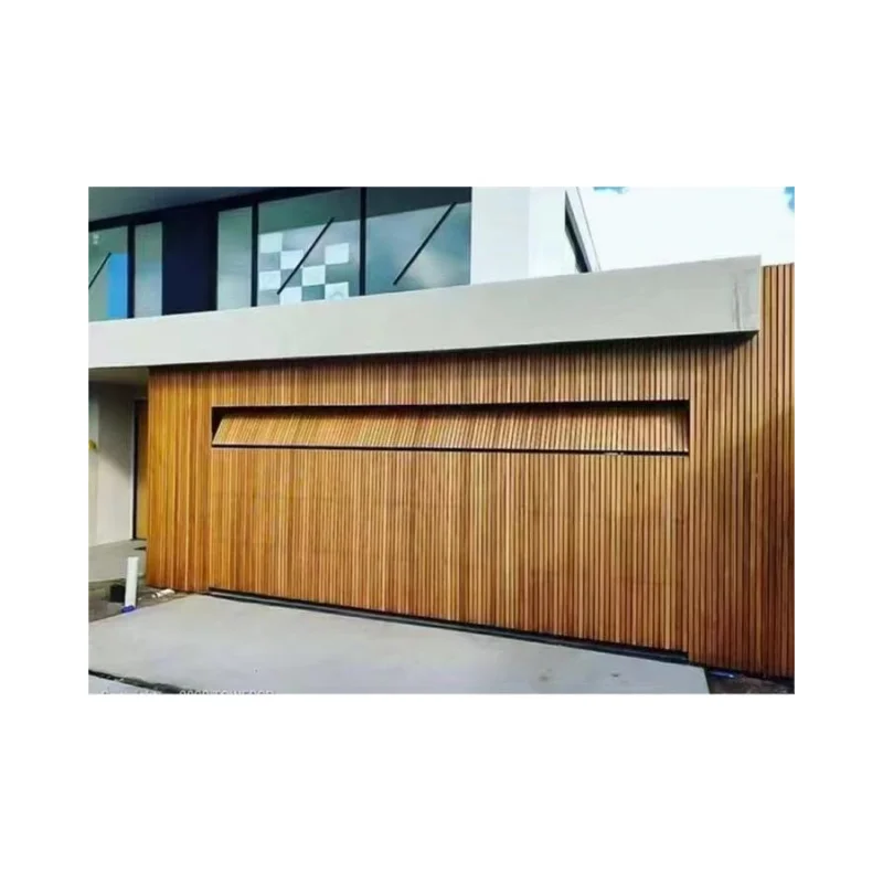 Modern Automatic Invisible Aluminum Vertical Slat Grill Fence Garage ...