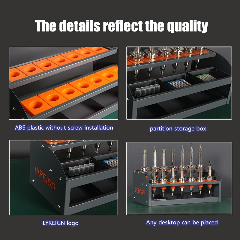 Heavy-duty Wall-mounted Tool Storage Rack 40 Taper Tool Holder BT30 ...