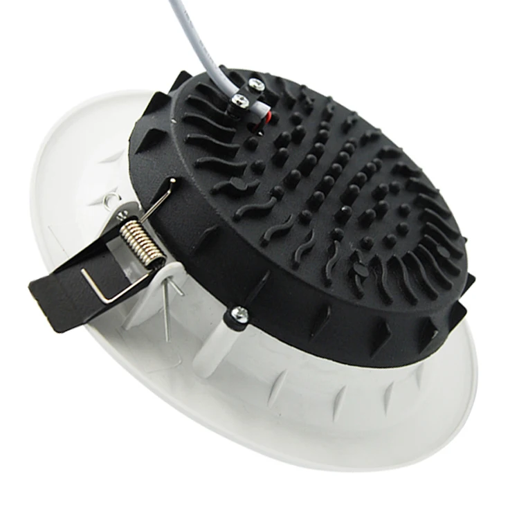 Aluminum Recessed 7w 10w 15w 20w 30w Led Cob Downlight 12w Hotel Anti ...