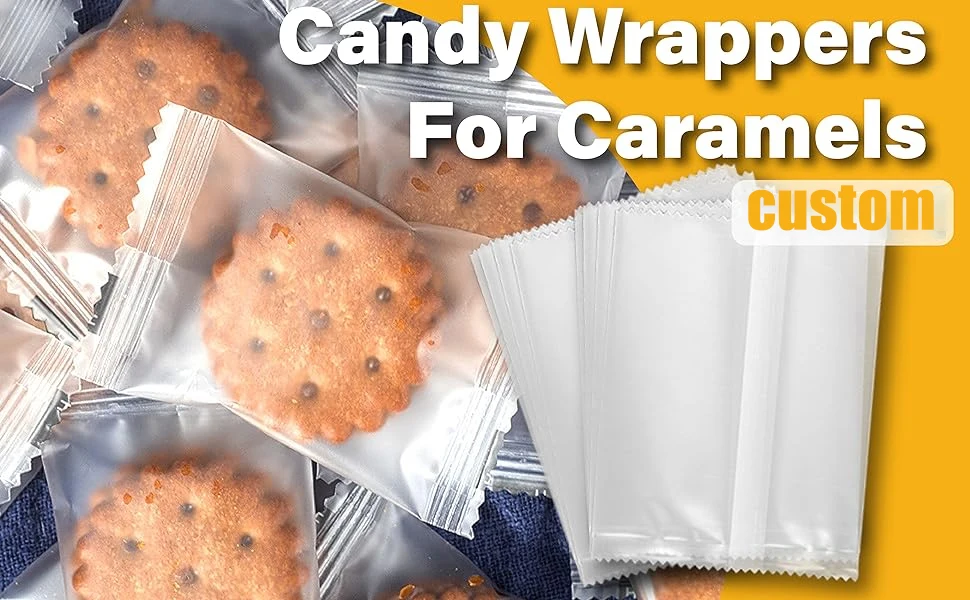 Custom Small Transparent Back Sealing Mooncake Biscuit Chocolate ...