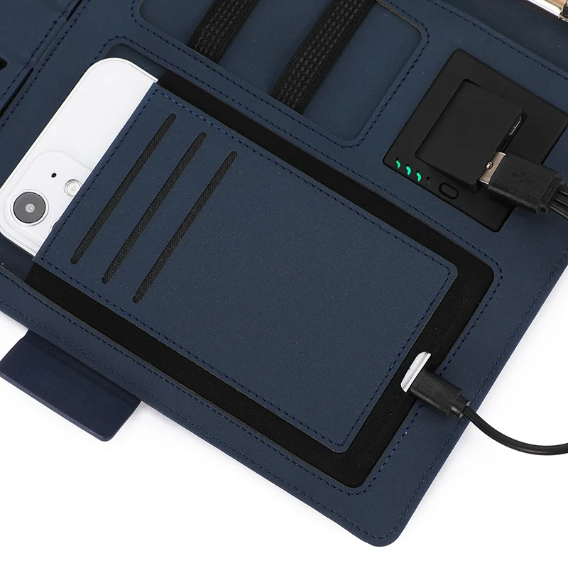 Wireless Charging Powerbank Notebook - Smart Business Gift