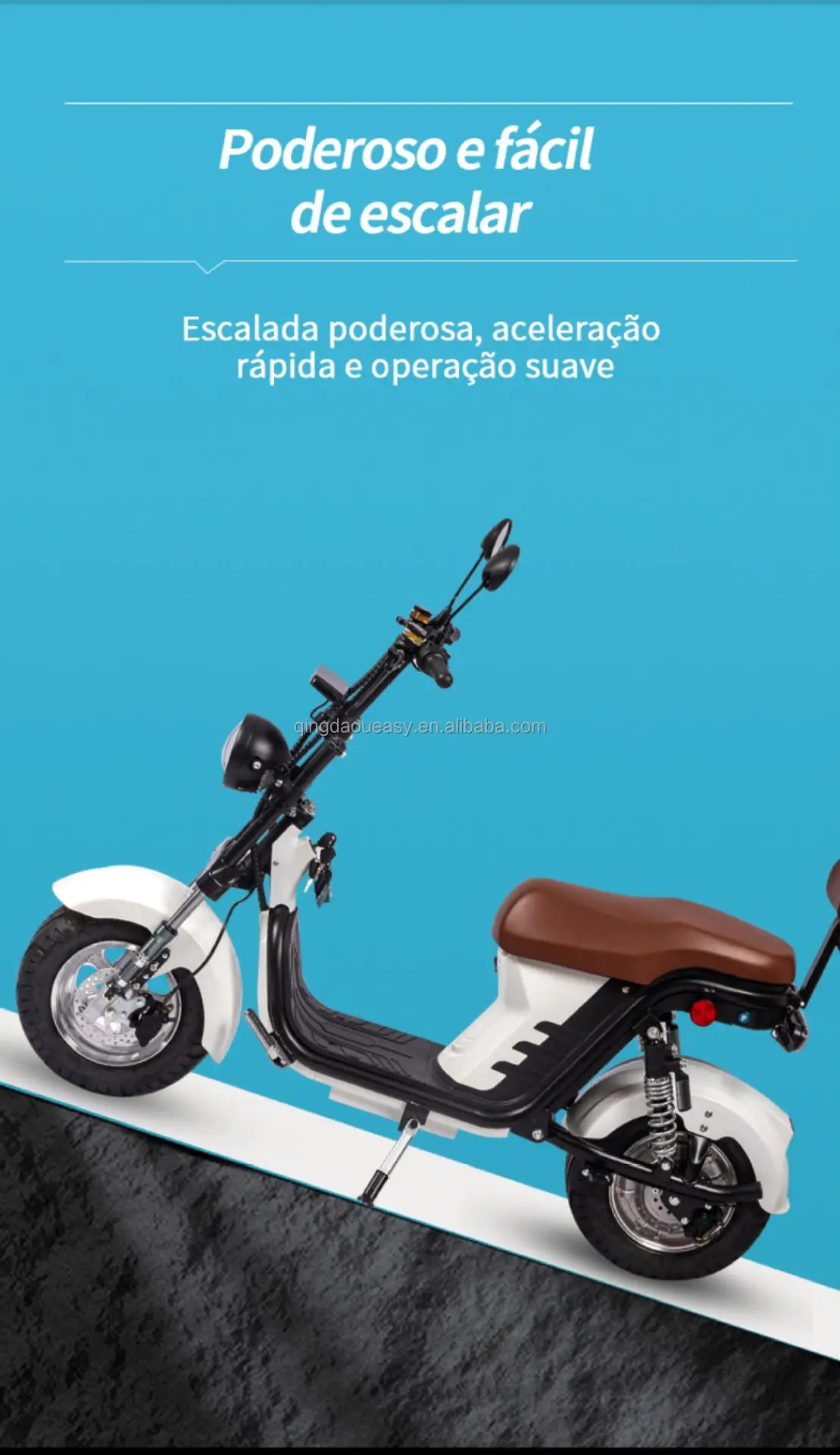 Brazilian Citycoco X9 Model Electric Scooter Hot Selling 1.3M Wheelbase ...
