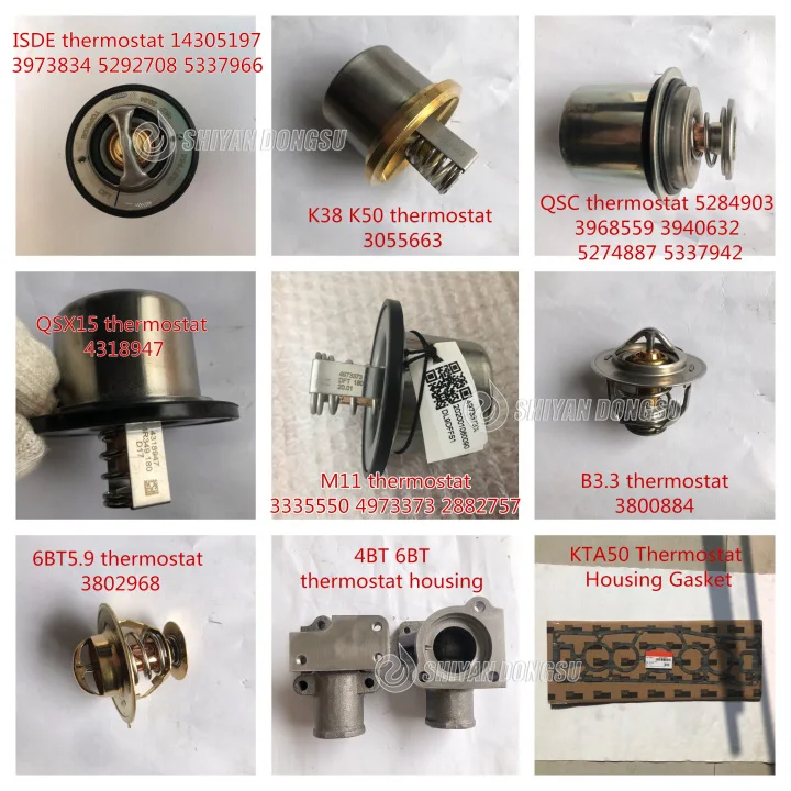 Original Dcec Isbe Diesel Engine Coolant Thermostat 5292708 5337966 ...