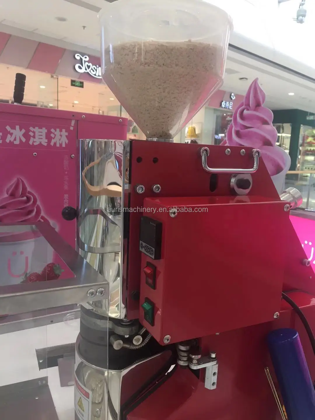 Korea Puffed Snacks Making Machine Rice Cake Maker Making Machine ...
