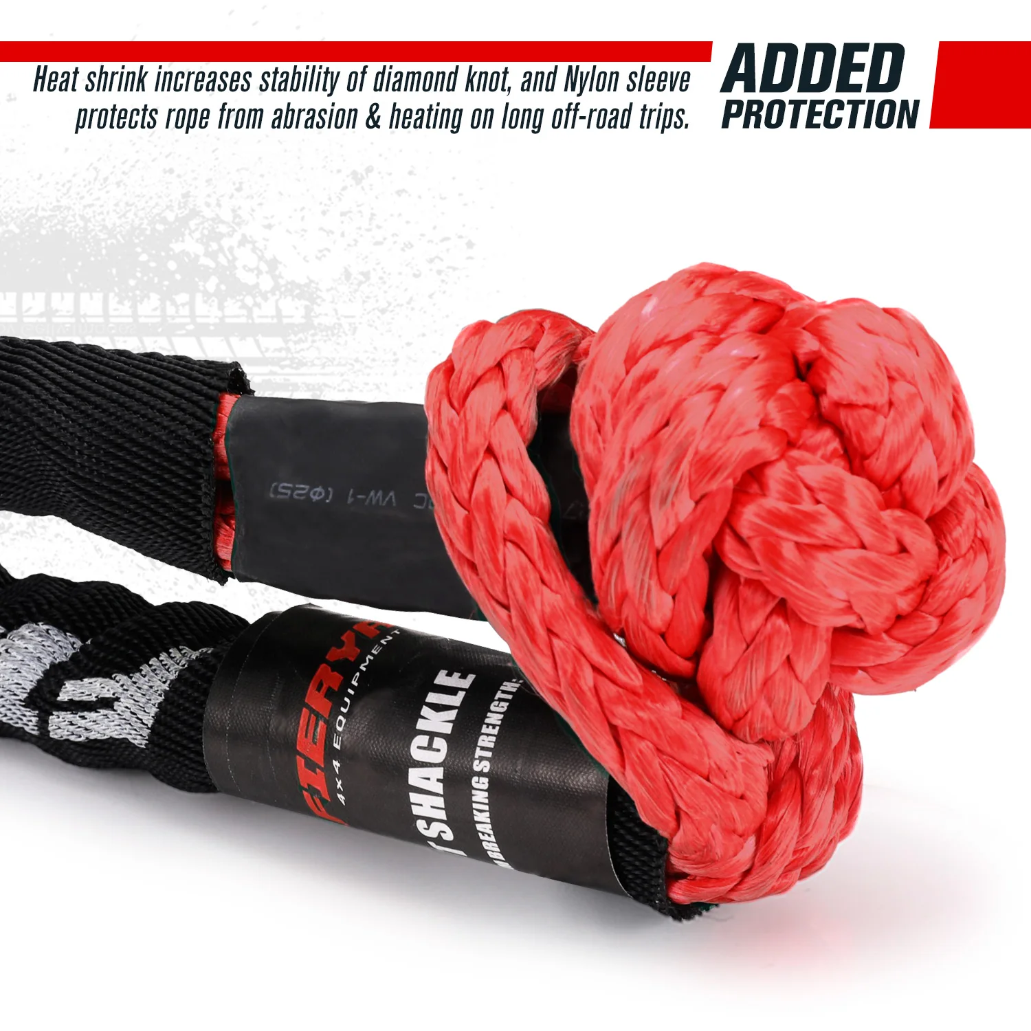 FIERYRED 4x4 Off Road Uhmwpe Lightweight Uv Abrasion Resistant 15t Soft ...
