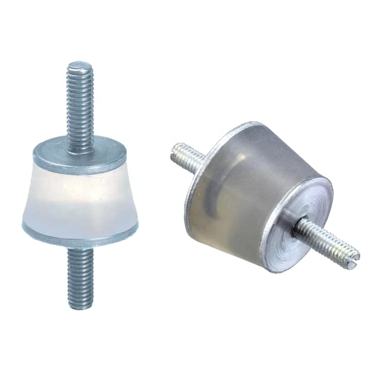 Vibration Mounts Soft Silicone Gel Mounts Low Frequency Male to Male M6 ...