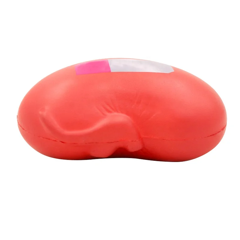 Custom Kidney Shape PU Stress Ball - Anti-Stress Relief