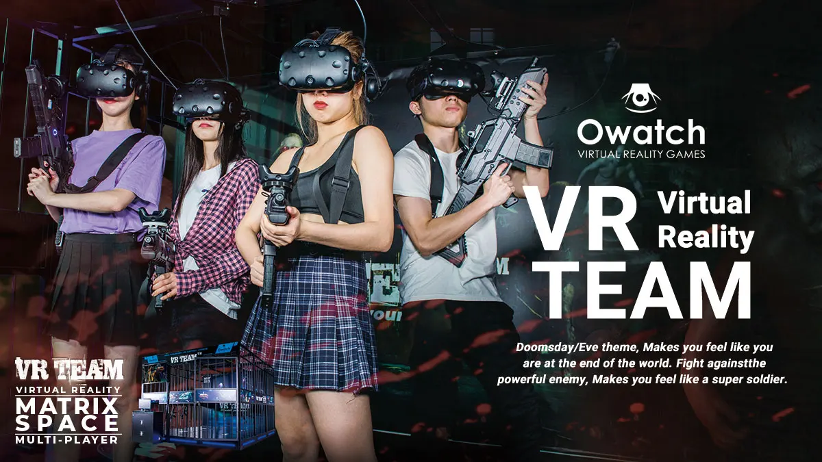 Indoor 4 Players Virtual Reality Game Machine - Iron Cage VR