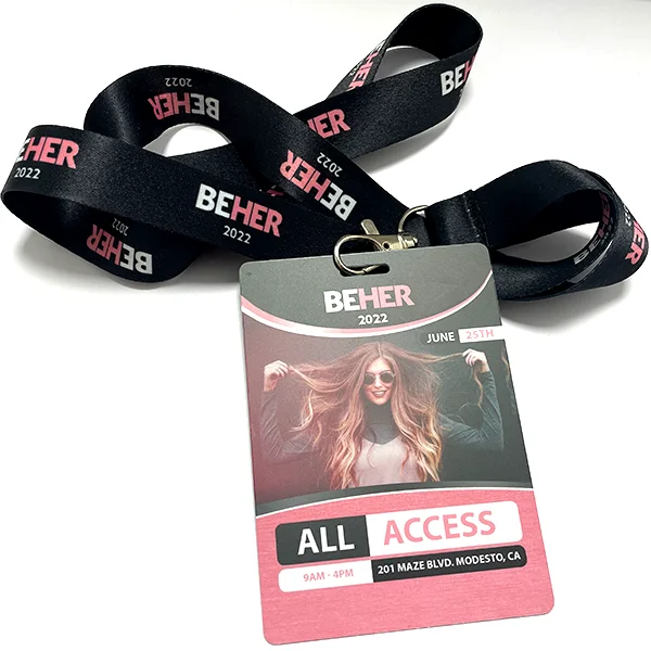 Custom Design Plastic VIP Access Cards - Backstage Passes