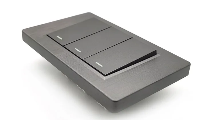 Gray Color South American 3gang Cheap Household Electrical Switch ...