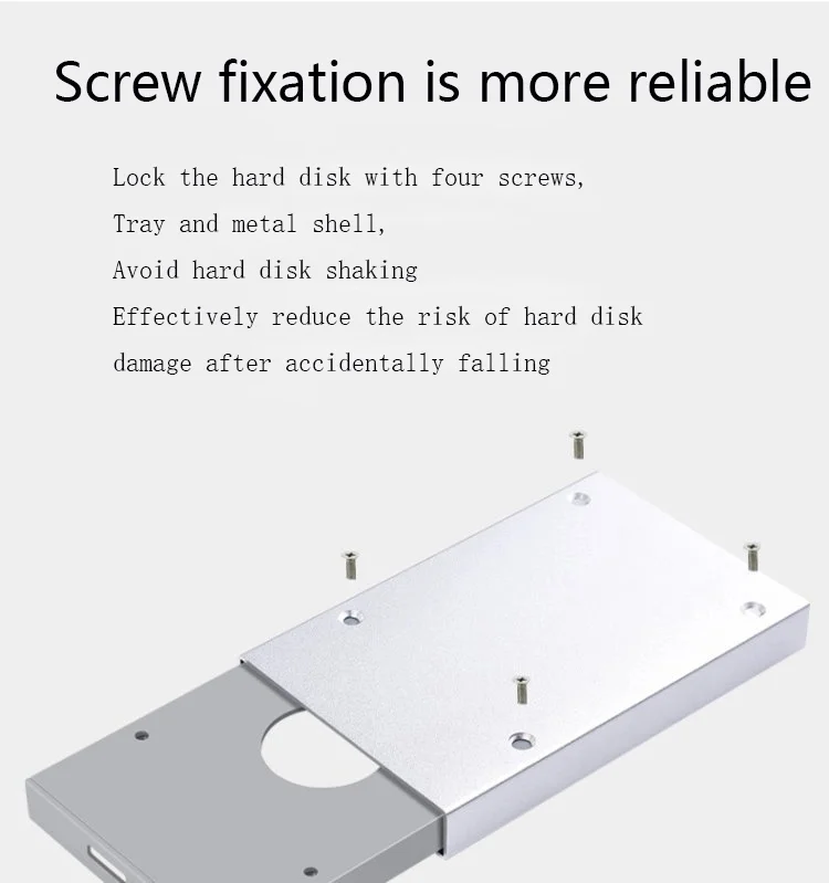 Metal Hdd Case Usb 3.0 External 2.5 Inch Hdd Enclosure Aluminum Hard ...