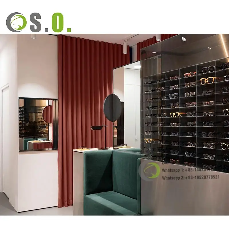 Optical Display Counter Wooden Glass Display Cabinet Display Cabinets ...