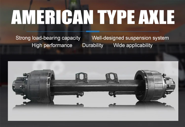 Heavy Duty Bpw Trailer Axle Kit 13t-20t Trailer Axle Suitable For Semi ...