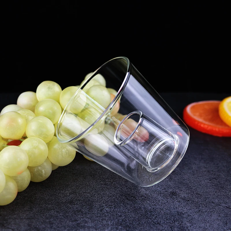 Double Wall Jager Bomb Glass Shot Glass - 100ml, Clear, OEM