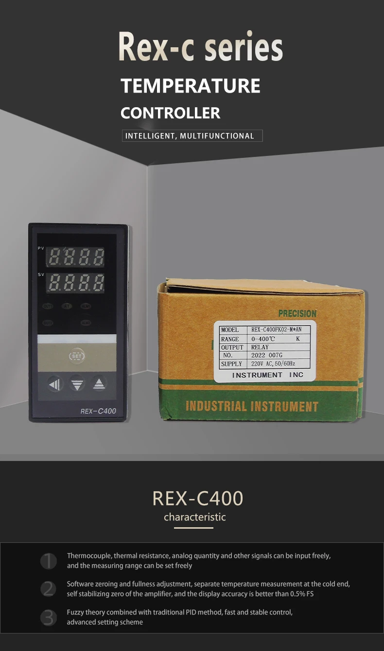 REX-C400 REX-C700 Temperature Controllers - Precision & Reliability