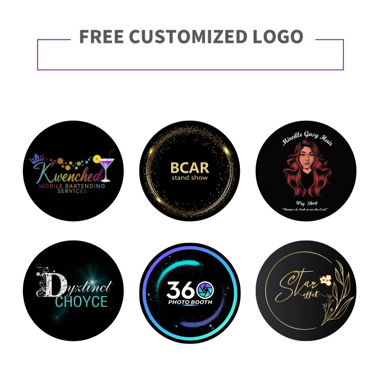 80cm360 Platform Photo Booth Camera 360 Degree Photo Booth Portable 360 ...