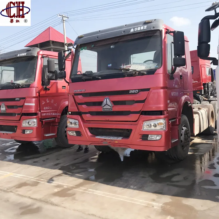 Used Howo Truck Lhd Rhd Diesel Oil 6x4 371hp 375hp 10 Wheeler Tractor ...