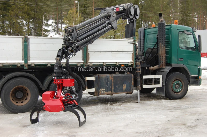 90 Degree Tilt Excavator Grapple Saw - Heavy-Duty Hydraulic Tree Log ...