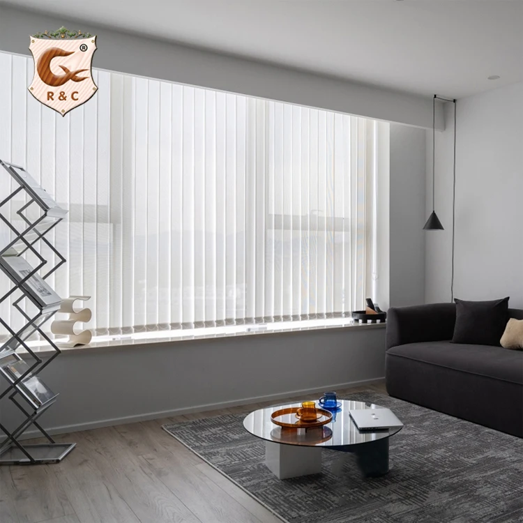 Manufacture Automatic Remote Control Vertical Blind Pvc Motorized ...