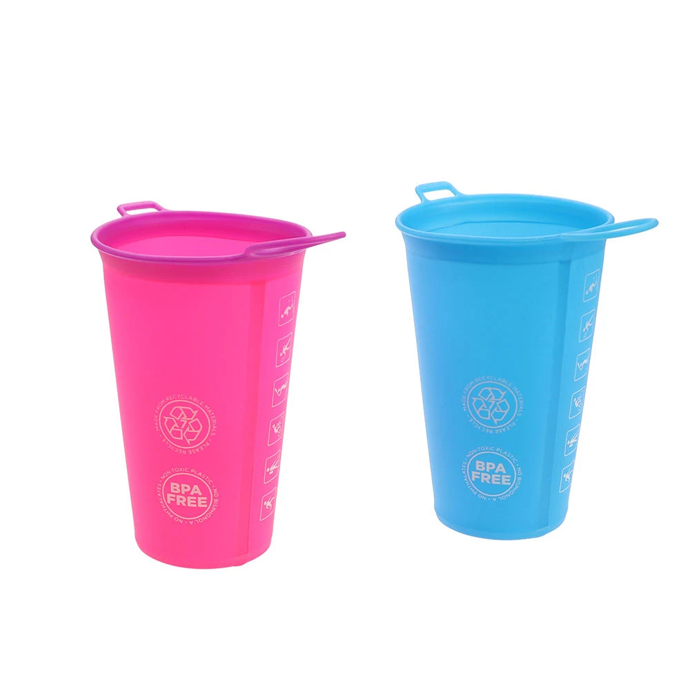 Factory Customized Logo Food Accessible Grade Foldable Collapsible 7Oz ...