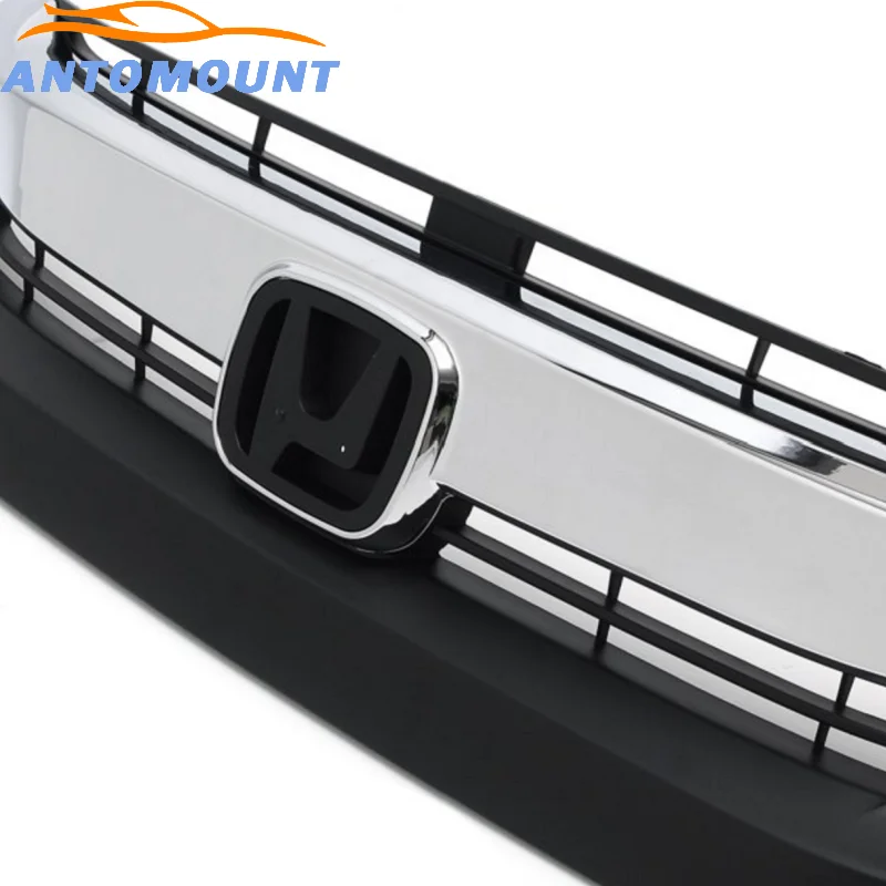 Front Bumper Upper Radiator Electroplate Grille Mesh Trim for Honda ...