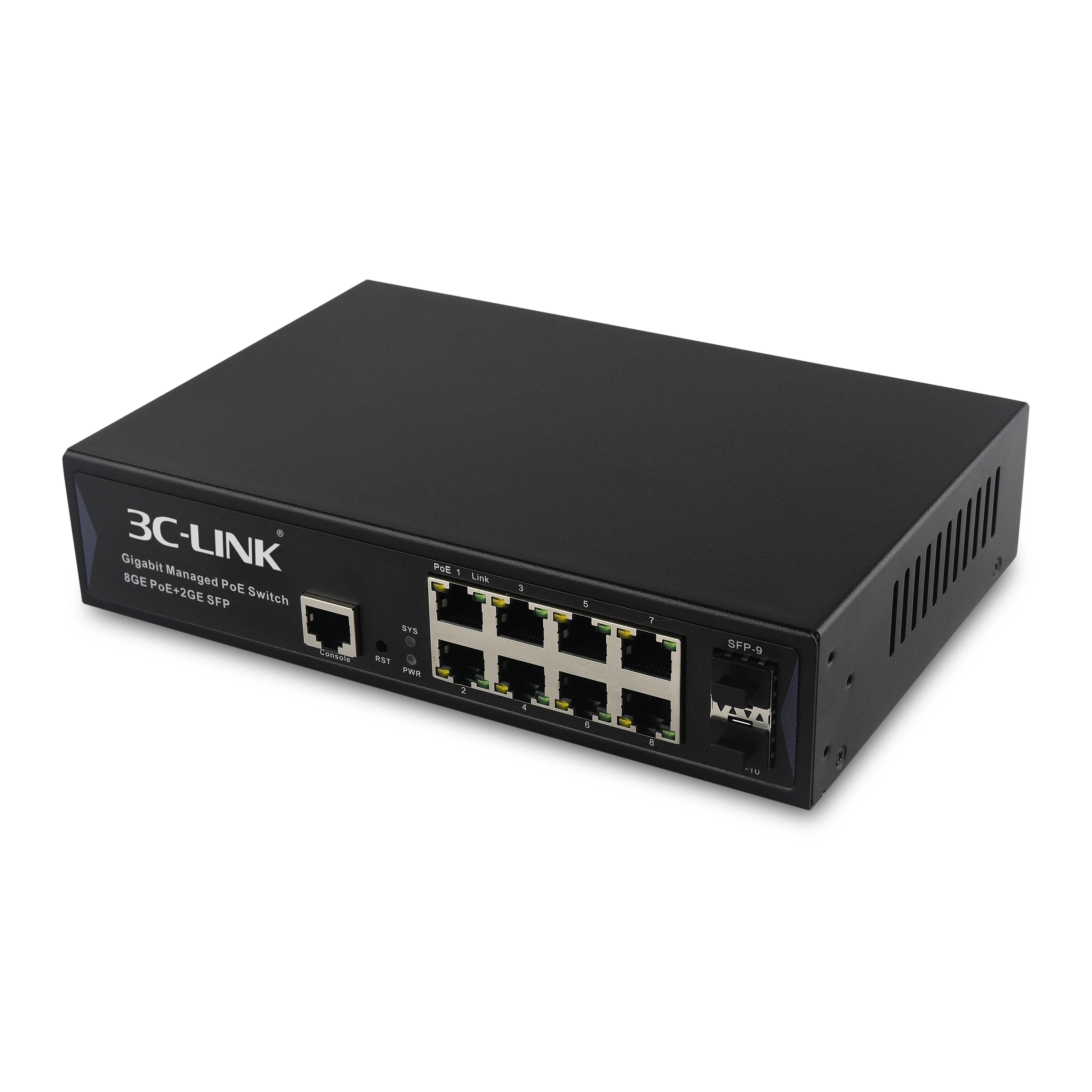 8 Port Poe Switch 10/100/1000mbps Utp Fiber Network Switch Long ...