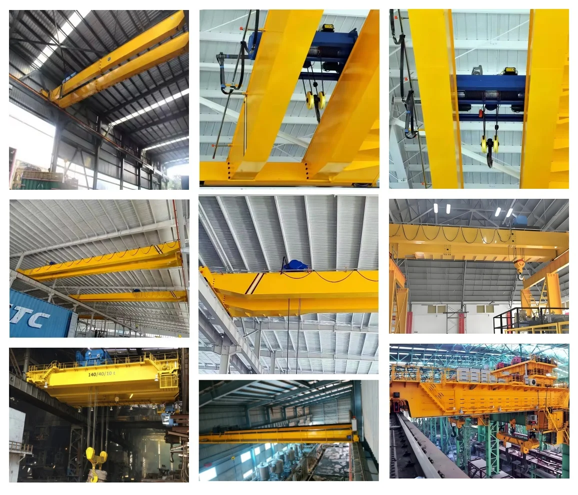 Warehouse Truss Winch Overhead Crane 1-60 Ton Double Girder Cranes with ...