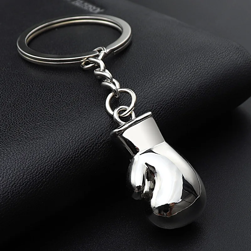 Boxing Gloves Shaped Keyring - Customizable Promotional Gift