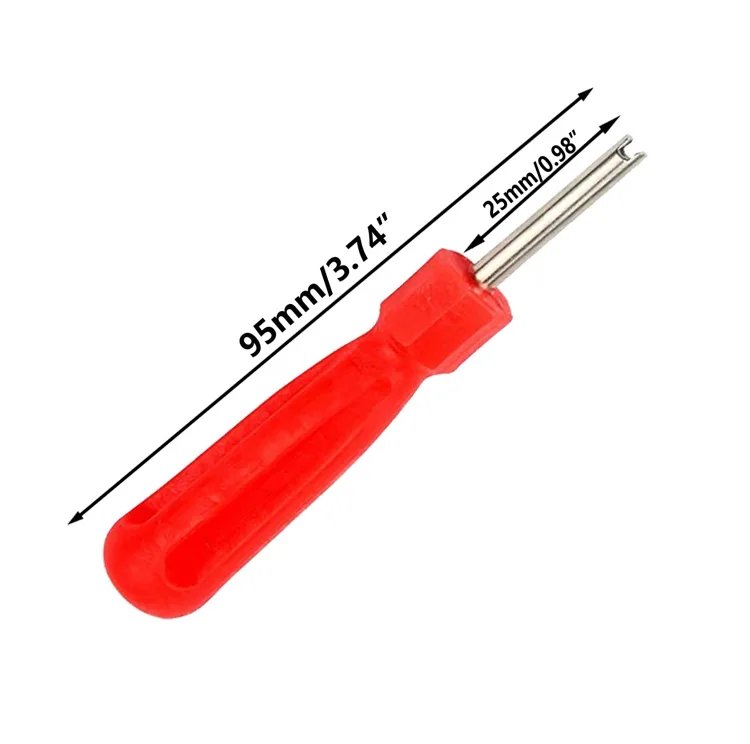 Dual Automotive Tire Valve Core Removal Tool - Universal
