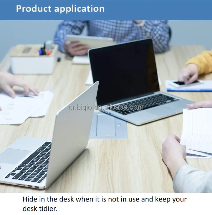 Table Power Multimedia Connectivity Box for Conference Study Room with ...