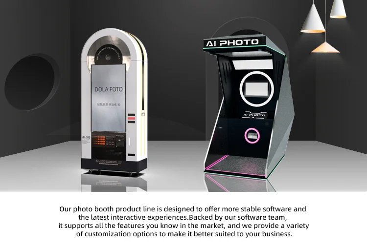 AI Photo Booth With Printer Customized Instant Selfie,Selfie Mirror ...