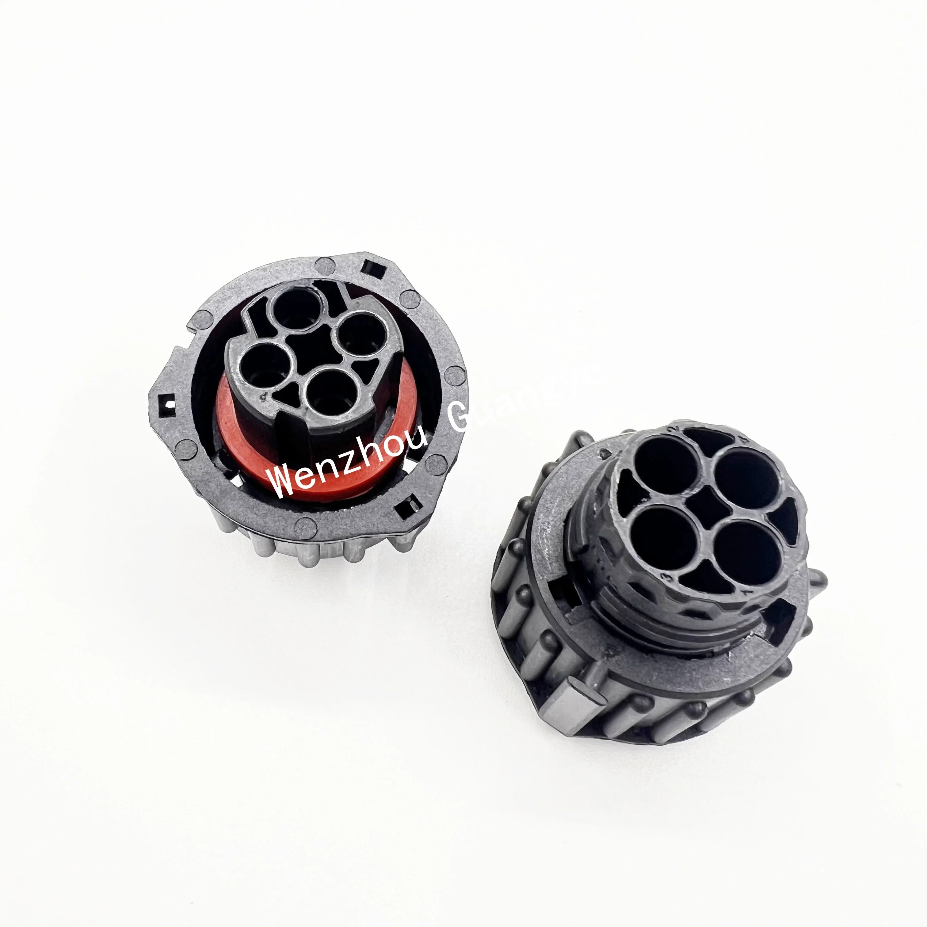 4 Pin Round Connector Automotive Waterproof PA66 Female Connector 1 ...