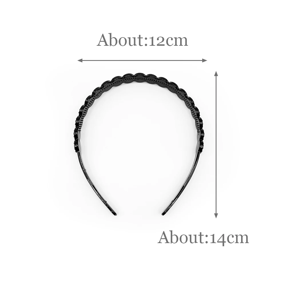 Wholesale Simple Letters Headbands Gold Crystal Girl Hair Accessories ...