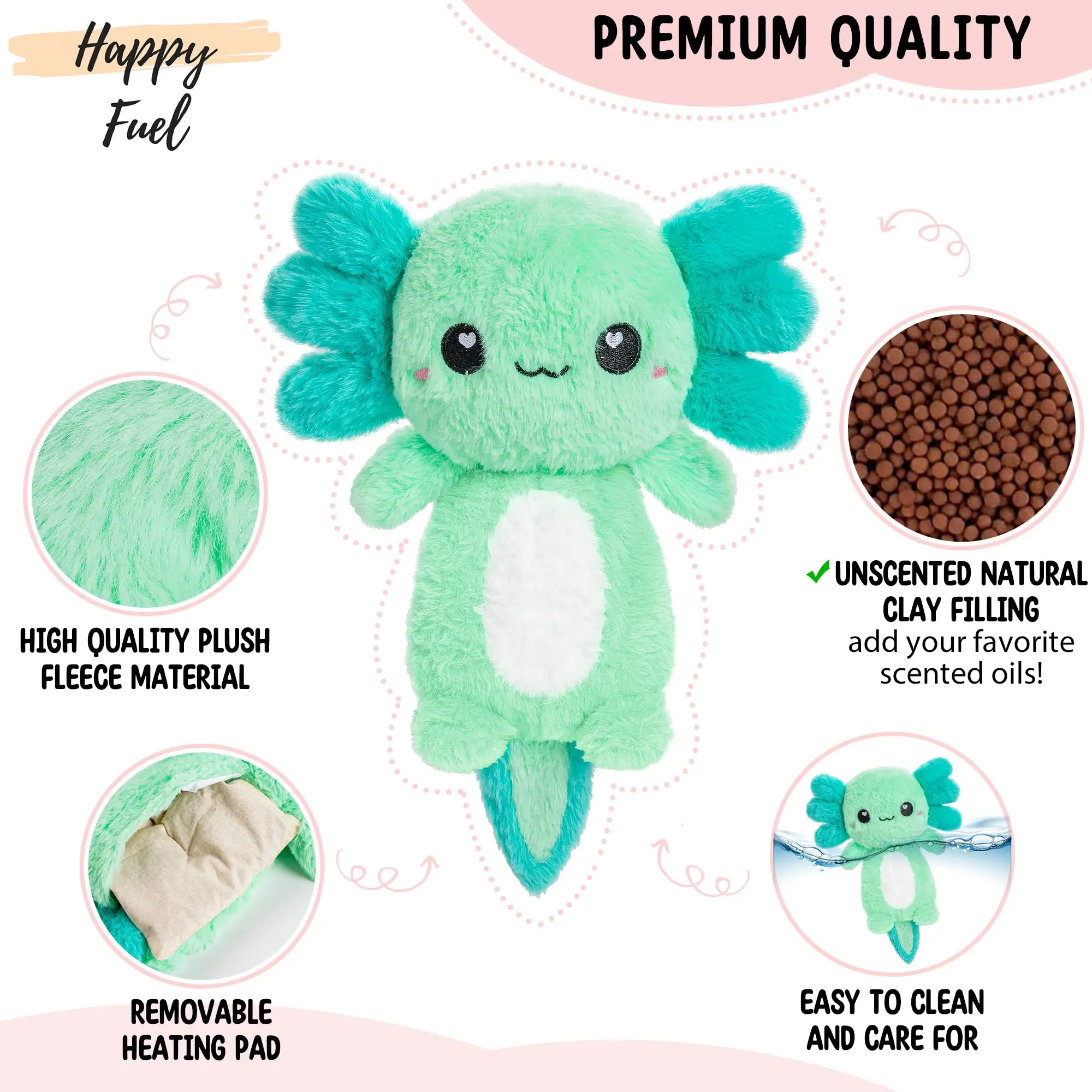 Microwave Heating Pad - Cute, Soft, and Cozy Plushie