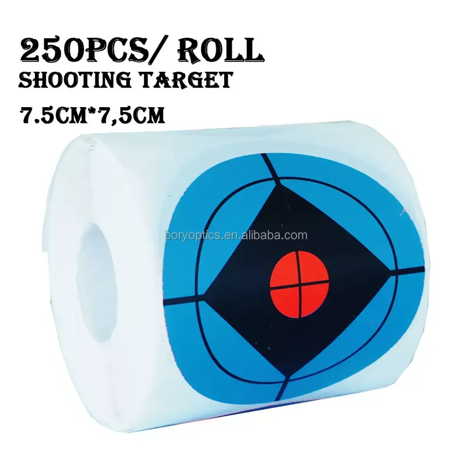 1roll/250pcs Shooting Target Adhesive Shoot Targets Splatter Reactive ...
