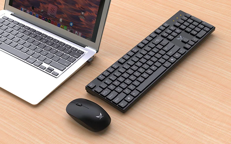 ZERODATE X900 Wireless Keyboard and Mouse Set - Ergonomic Design for ...