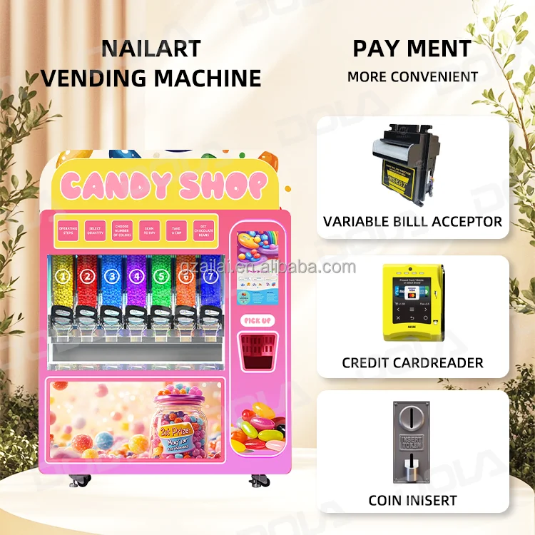 DOLA Smart Candy Dispenser Vending Machine for Businesses - Customizable Digital Vending ...