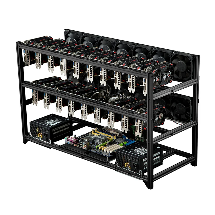 Computer Case Server Rack 6 8 12 14 16 19 20 Gpu Aluminum Stackable ...