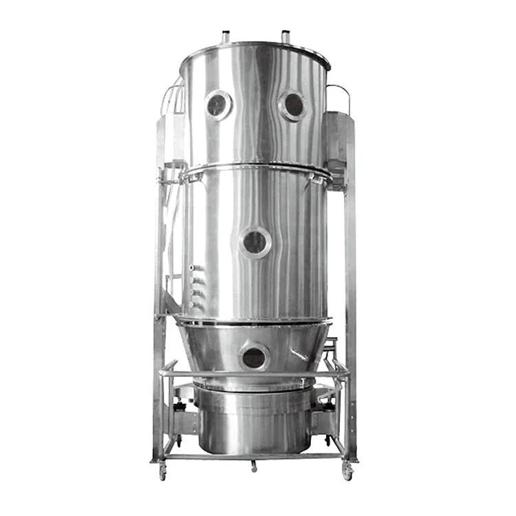 Stainless Steel Automatic Continuous circular vertical Fluid Bed Dryer ...