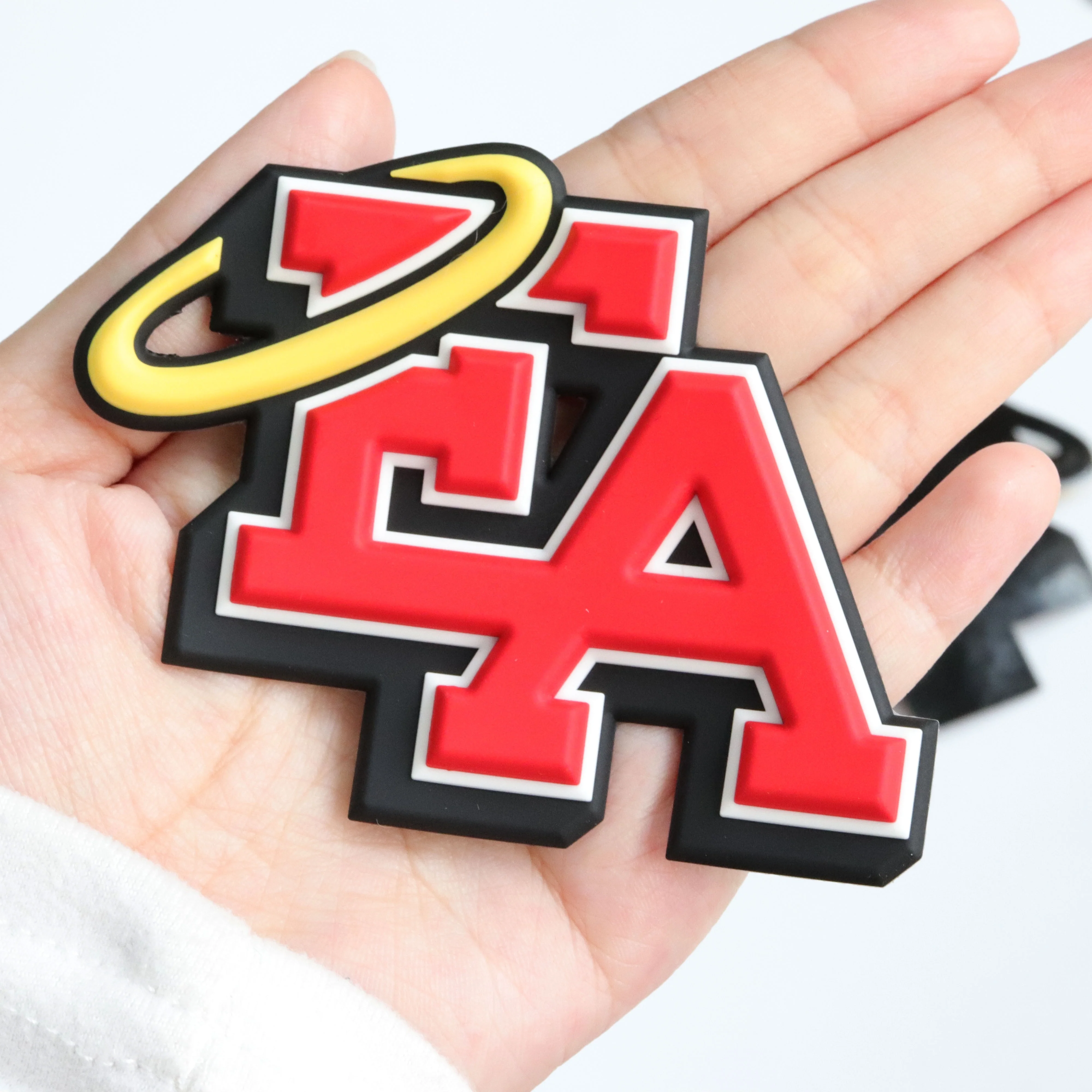 Custom Print 3D Logo Silicone Heat Transfer Printing Label for Garment ...