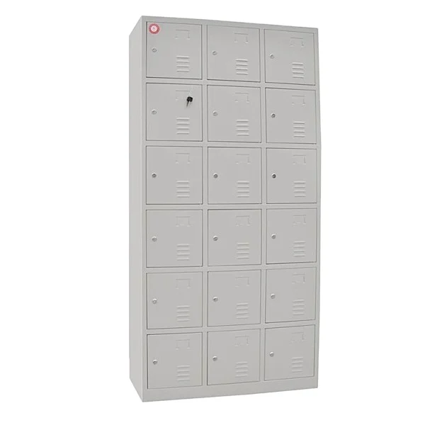 Steel Storage Shoe Lockers 18 Door Locker for Office/School/Gym ...