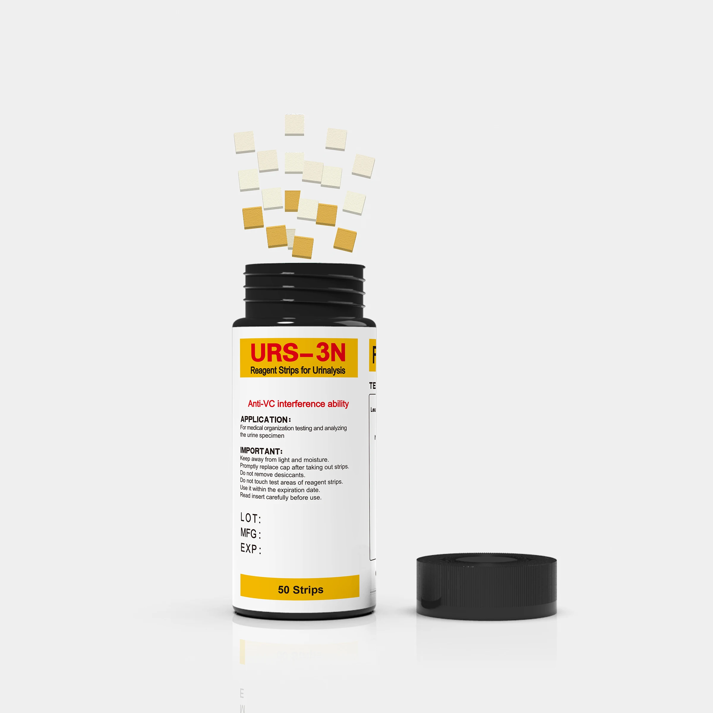Manufacturer UTI test Kit Medical Urine Leukocytes ph Nitrite Dipstick ...