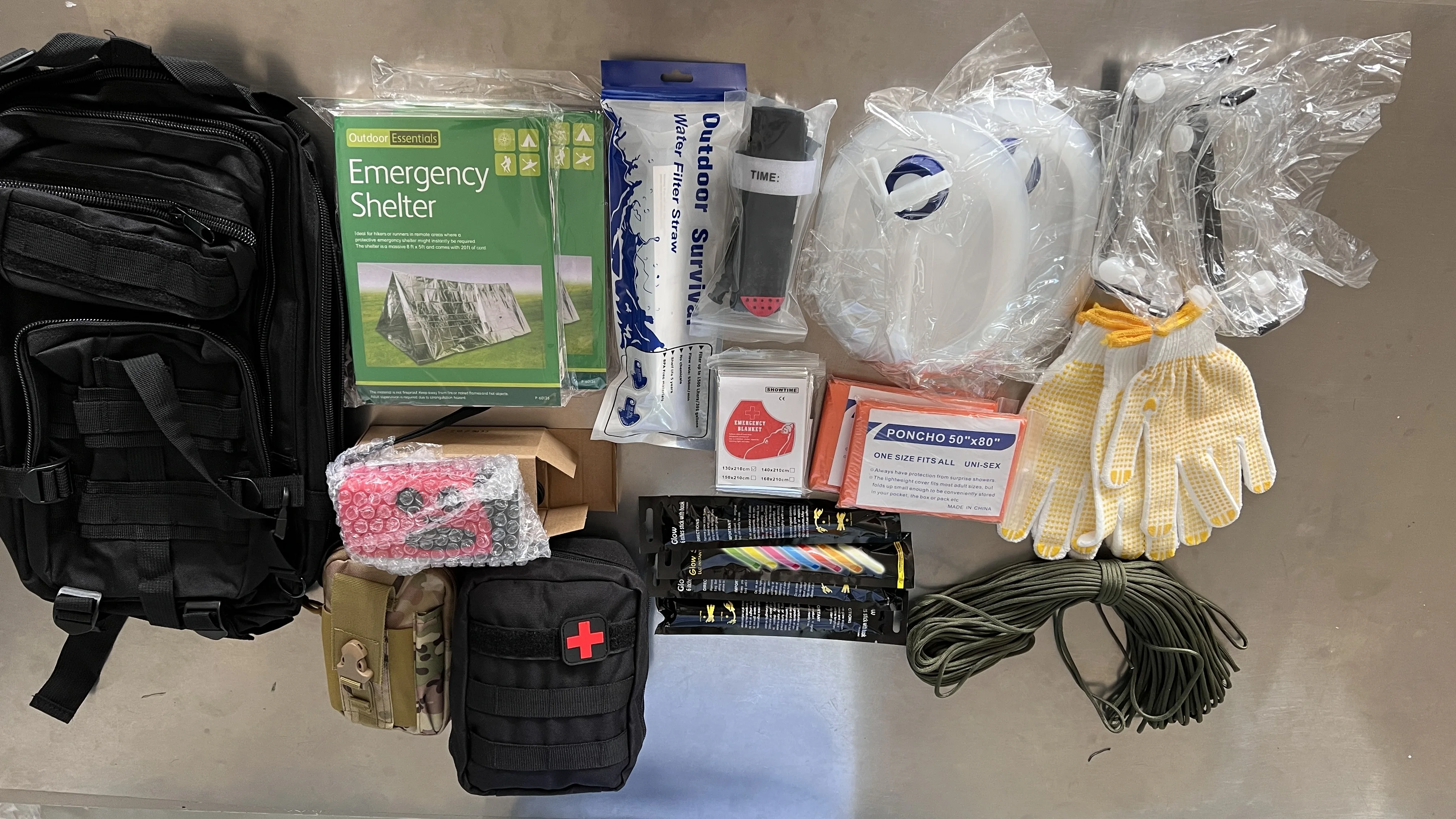 Disaster Prevention Kit - Emergency Preparedness Survival Bag