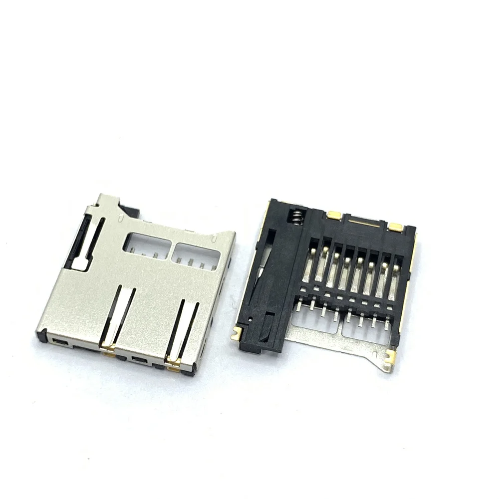 Smart Card Connector Pcb Board To Board Tf Push Card Connector Micro Sd ...