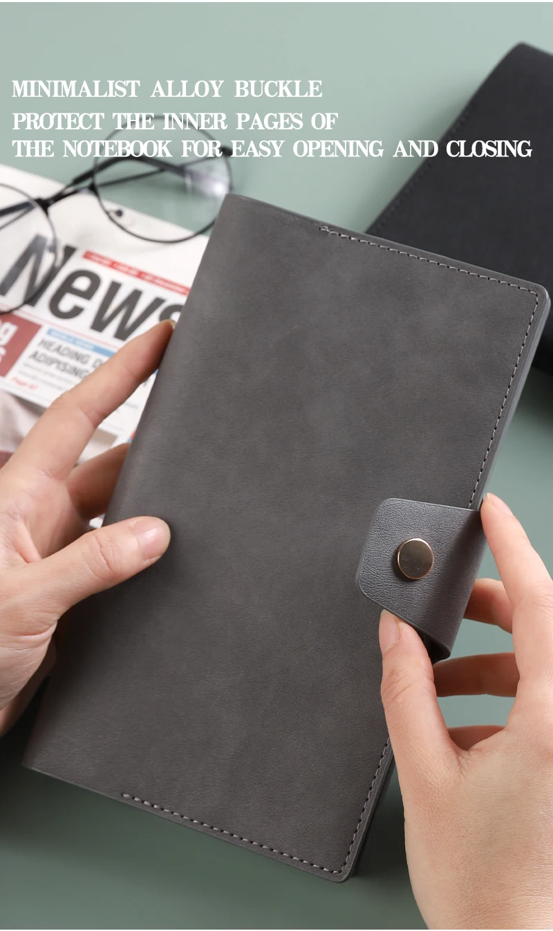 A6 Refillable Notebook Vintage Elegance Pvc Bag Insied Soft Pu Leather ...