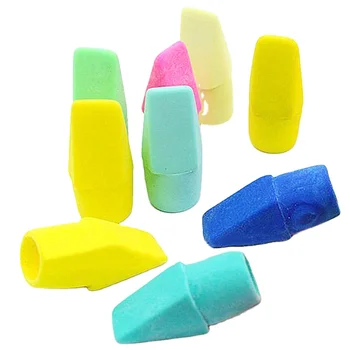 Cheap Pencil Eraser Bullet Shape Cap Eraser Top For School,Office ...