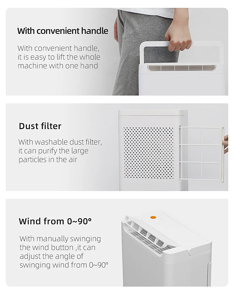 Hot Sale 2.5l/day Strong Moisture Absorption Air Dry Clothes Desiccant ...