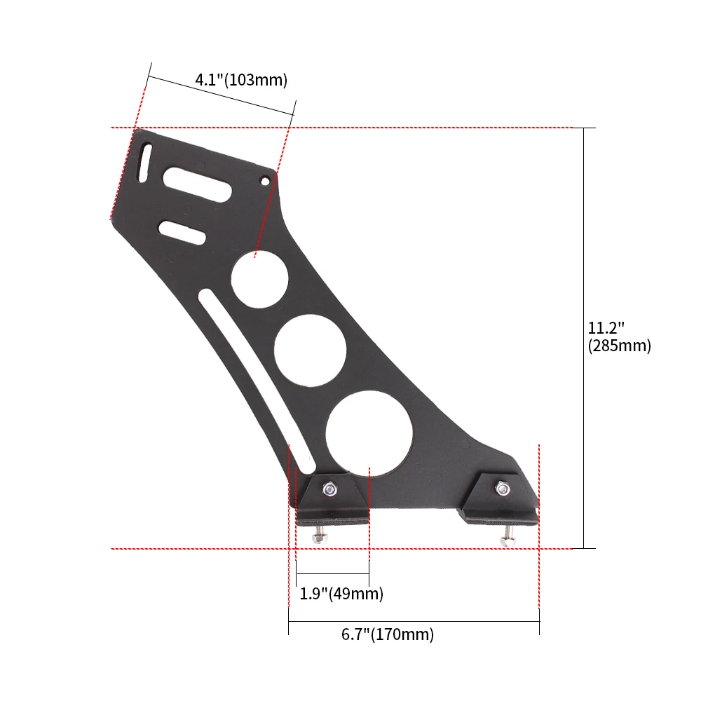 10" Universal Car Rear Wing Trunk Racing Tail Spoiler Legs Mount ...