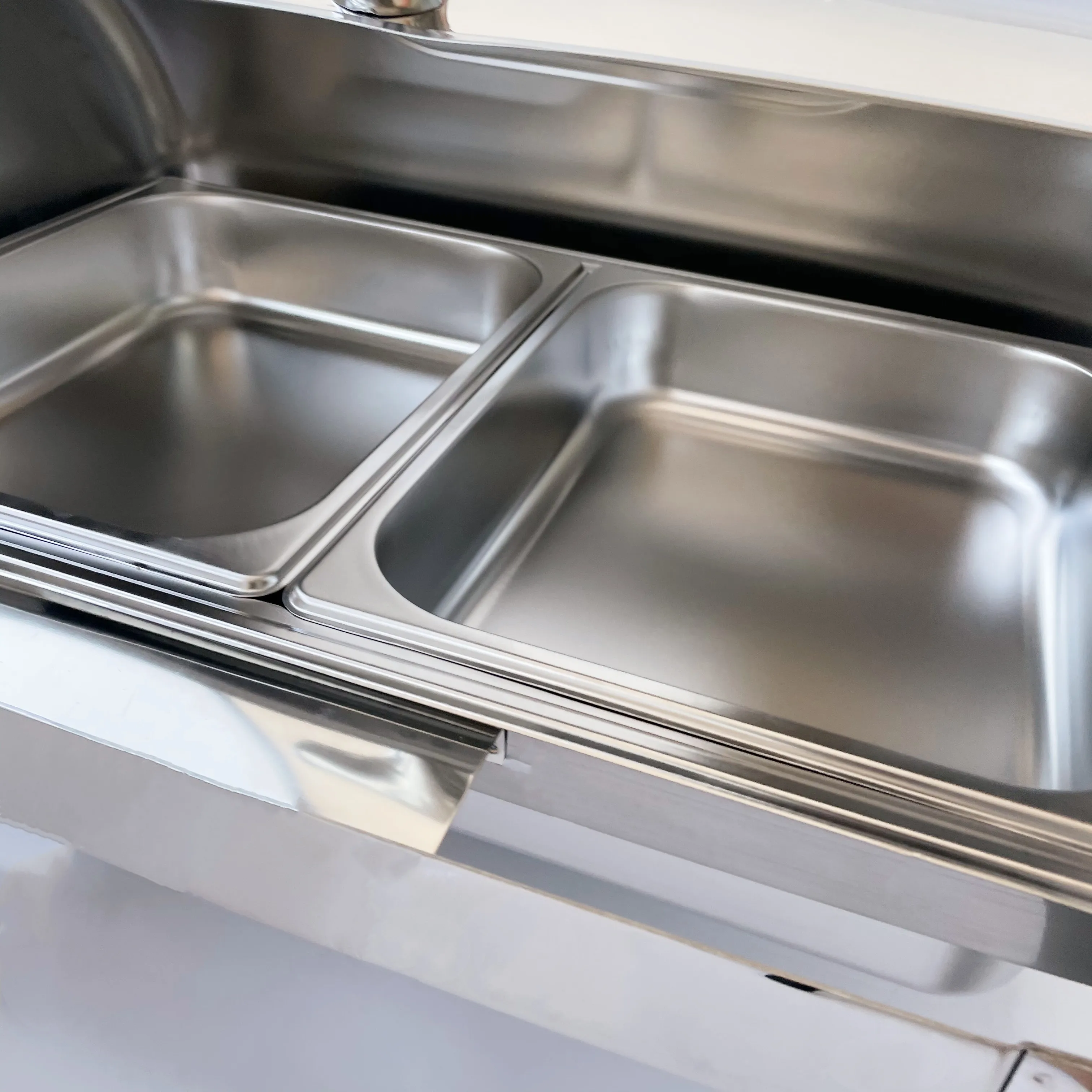 Luxury Roll Top Saving Chafing Dish Dishes Stainless Steel Buffet Food ...